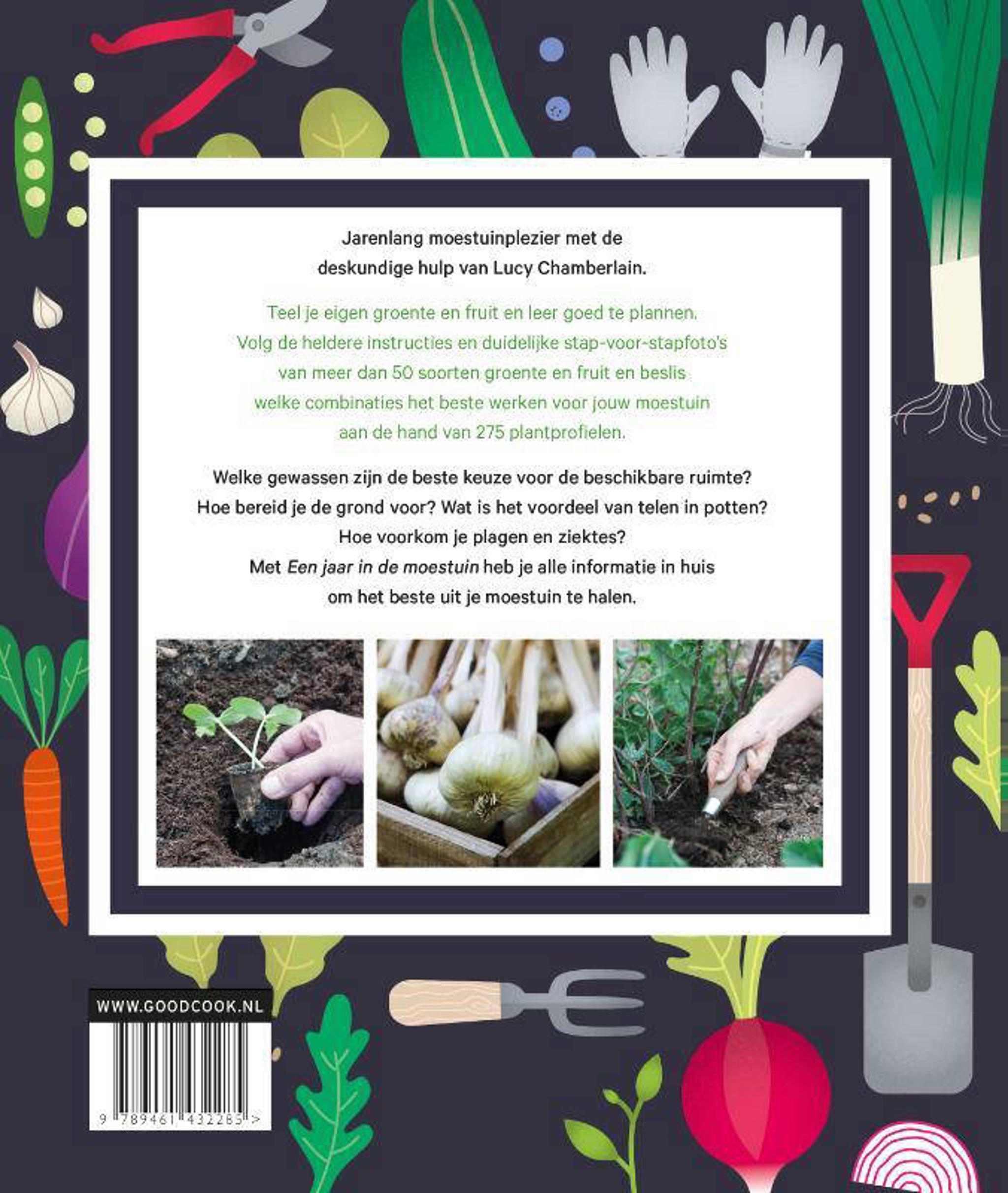Lucy Chamberlain Een jaar in de moestuin | wehkamp