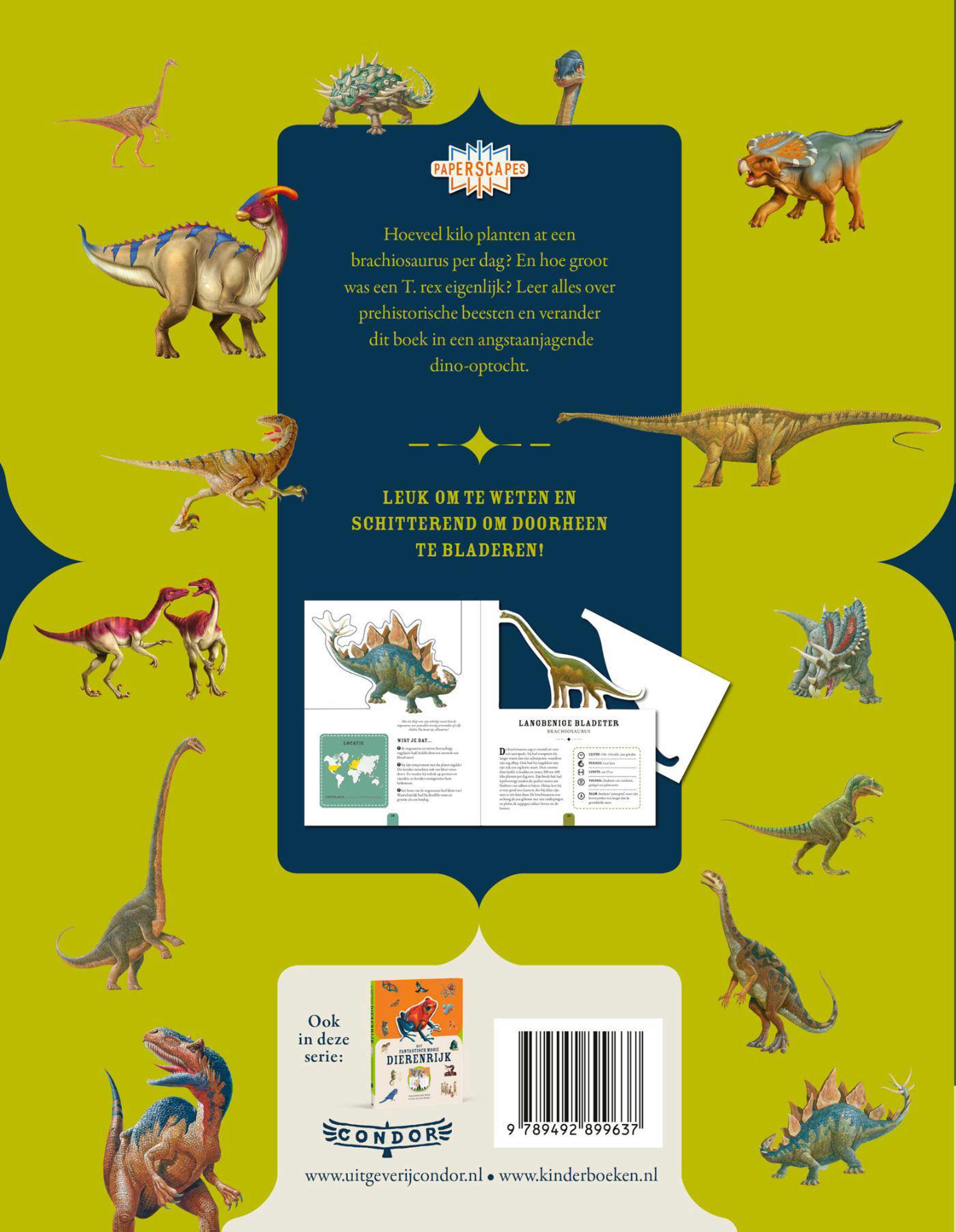 Pat Jacobs Paperscapes: De woeste wereld van de dino's | wehkamp