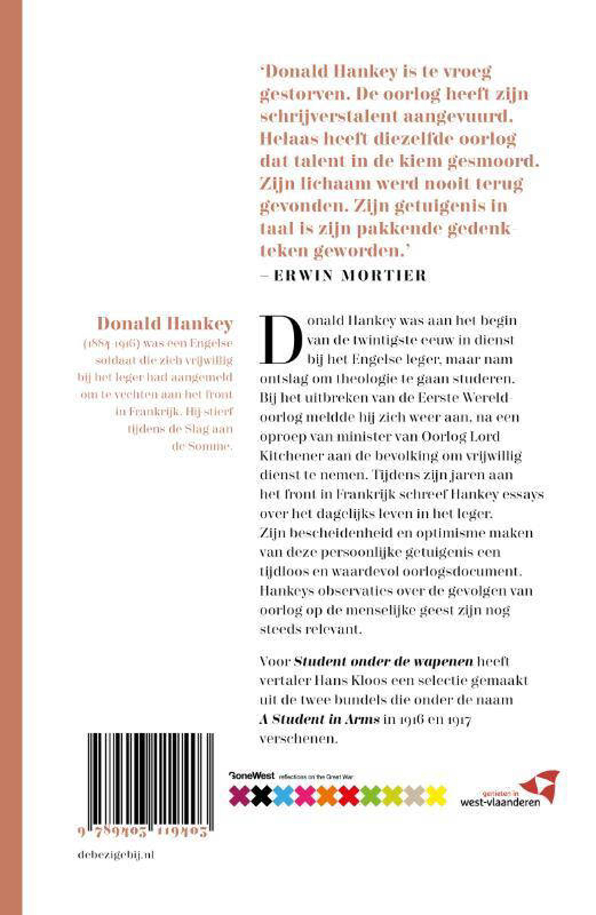 Donald Hankey Student onder de wapenen | wehkamp