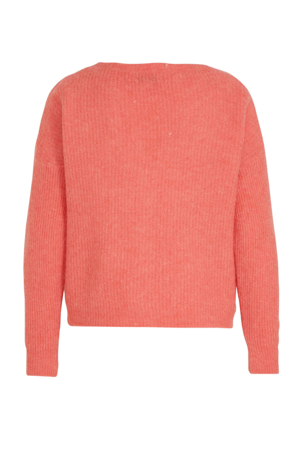 LOLALIZA gebreid vest koraalrood | wehkamp