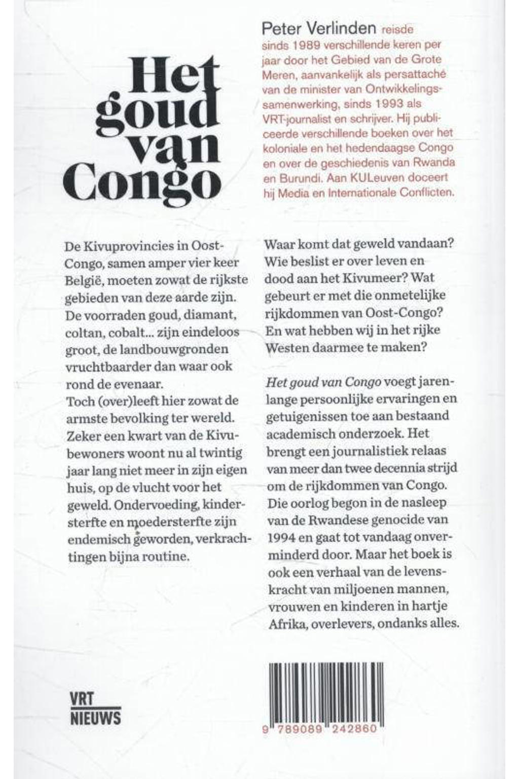 Peter Verlinden Het goud van Congo | wehkamp