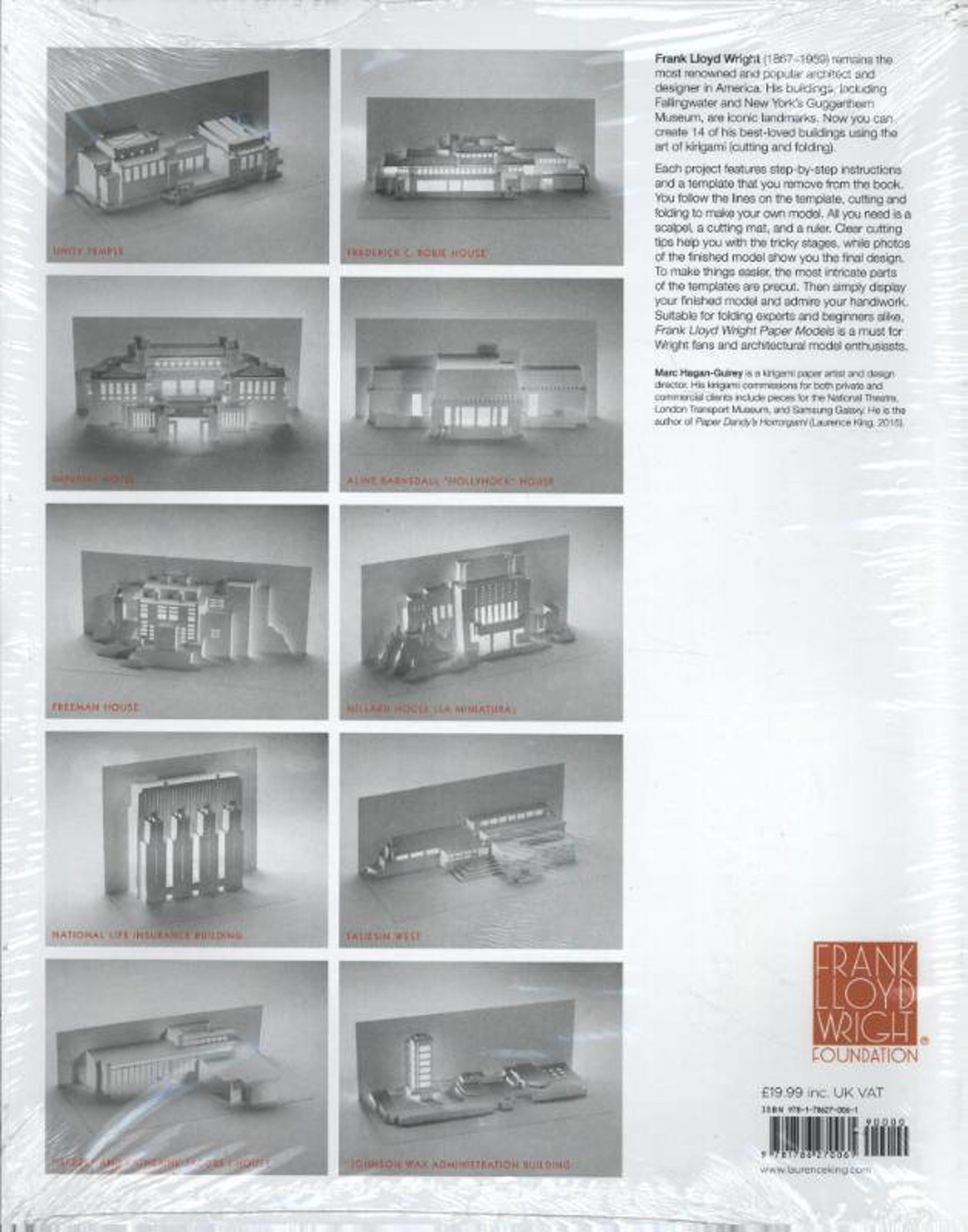 Marc Hagan-Guirey Frank Lloyd Wright Paper Models | wehkamp