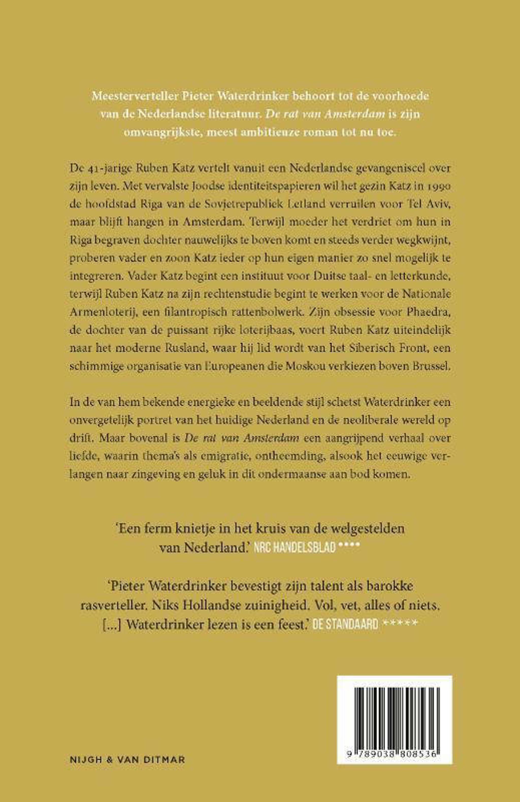 Pieter Waterdrinker De rat van Amsterdam | wehkamp