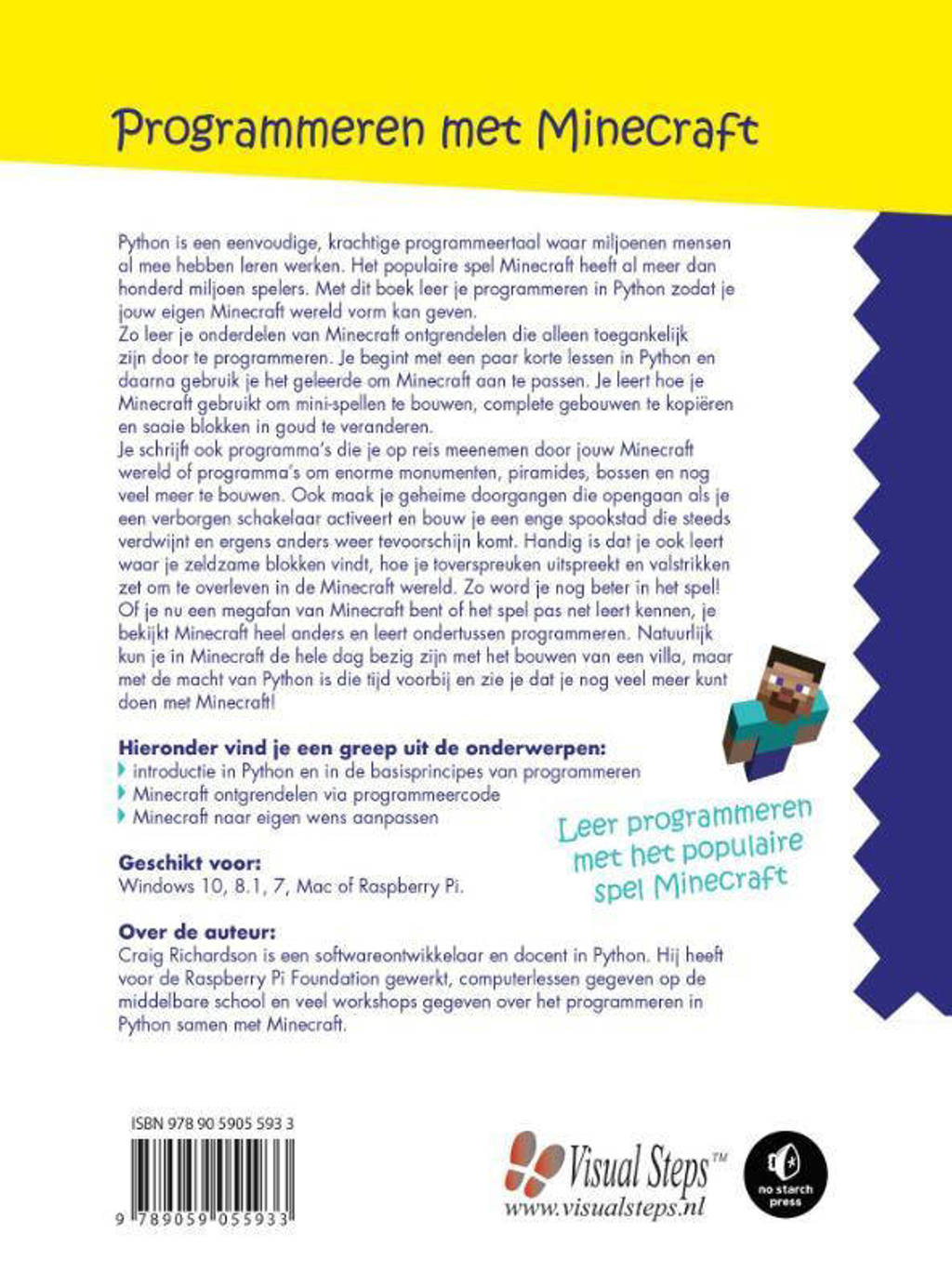 Craig Richardson Programmeren met Minecraft | wehkamp