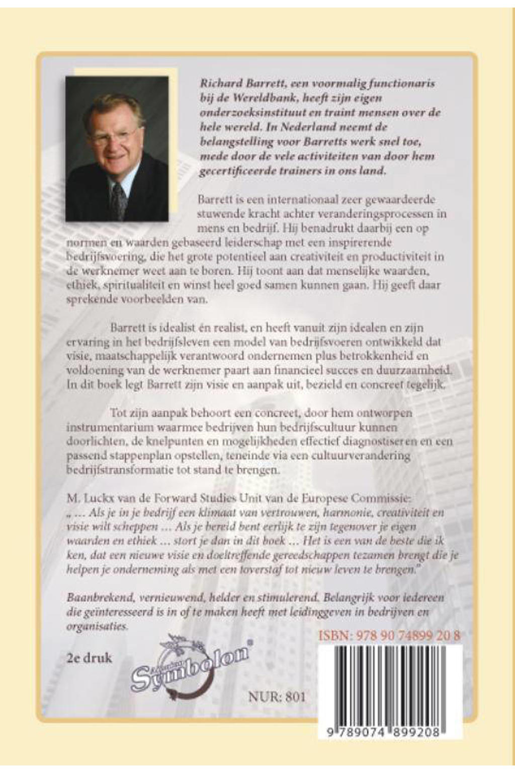 R. Barrett Naar bedrijfsvoering met een ziel | wehkamp