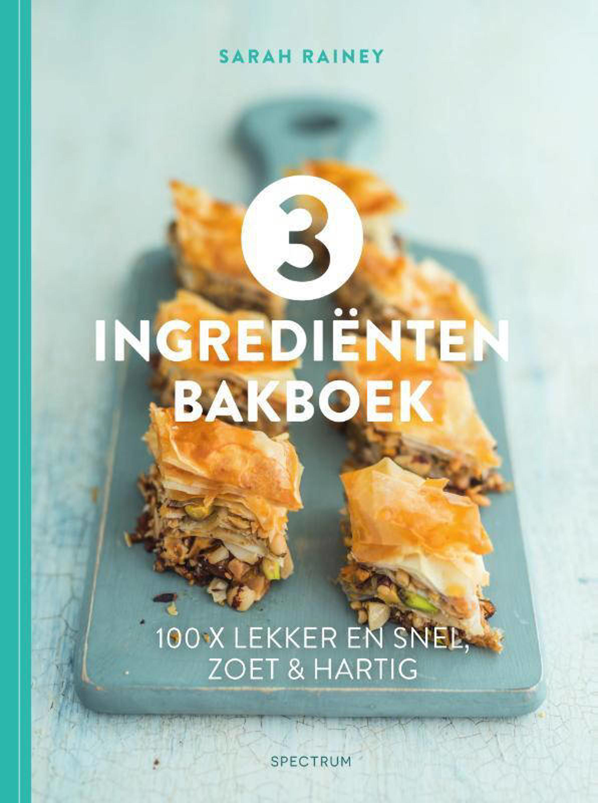 Sarah Rainey 3 ingrediënten bakboek | wehkamp