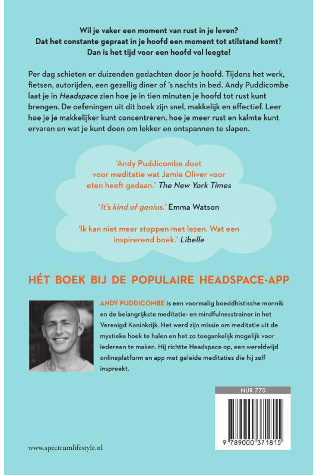 Andy Puddicombe Headspace kopen? | Morgen in huis | wehkamp