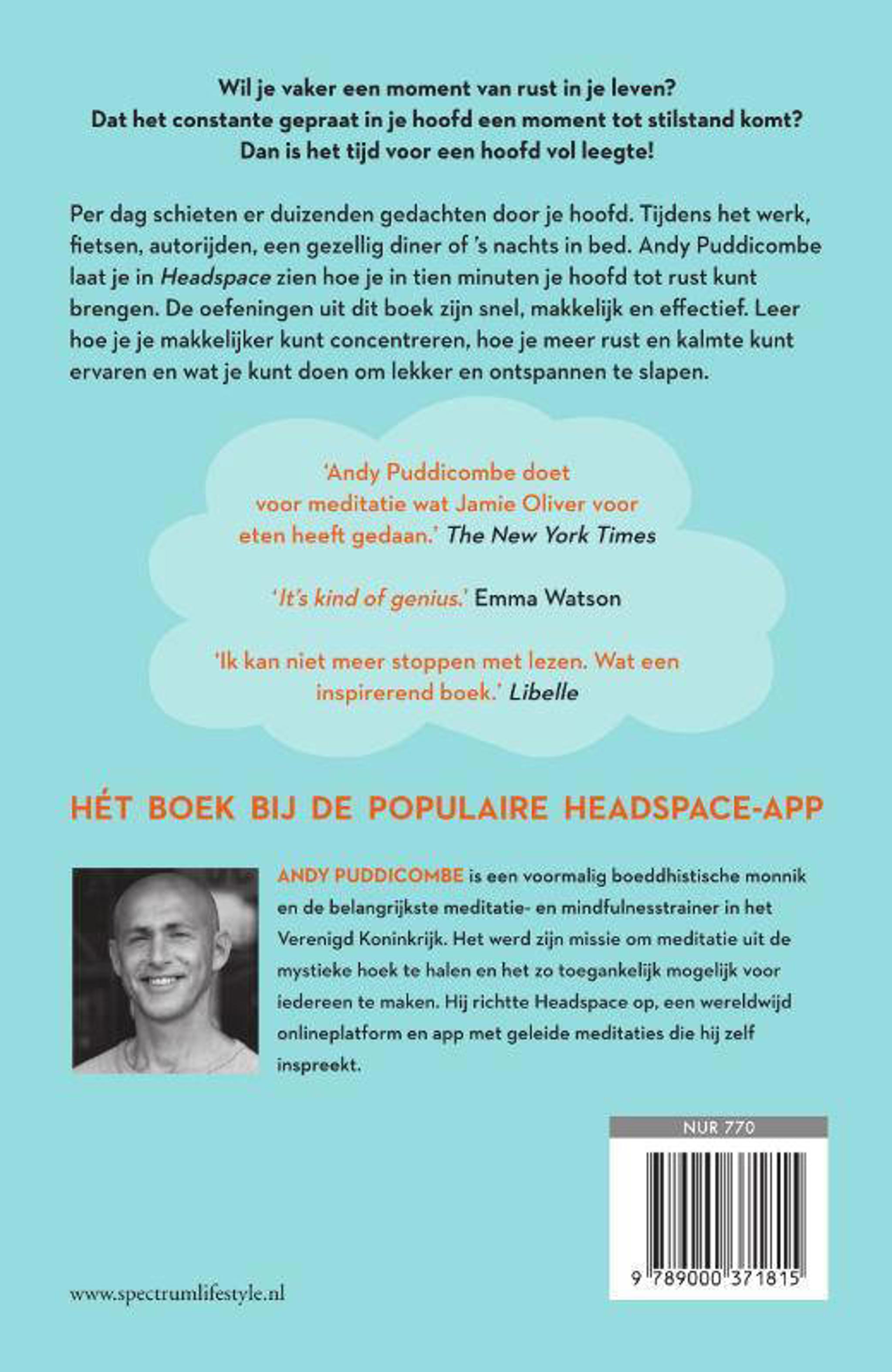 Andy Puddicombe Headspace kopen? | Morgen in huis | wehkamp