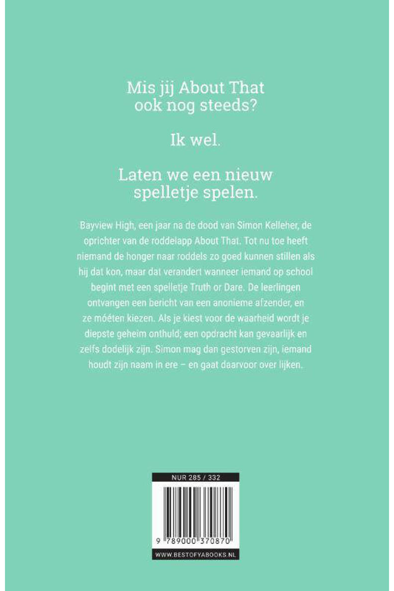 Karen McManus Een van ons liegt: Eerlijk duurt het langst | wehkamp