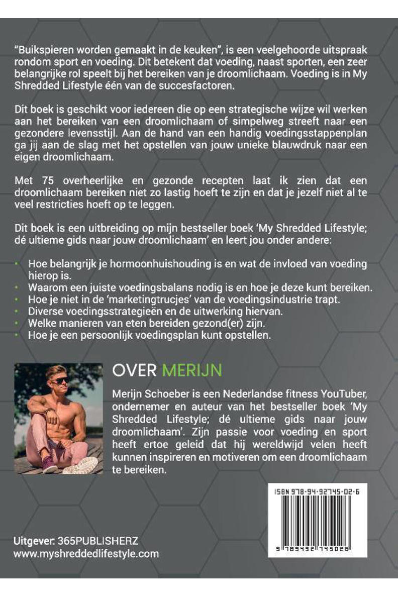 Merijn Schoeber, Sander Roex en Rowan Van der Voort My Shredded Lifestyle 2 | wehkamp