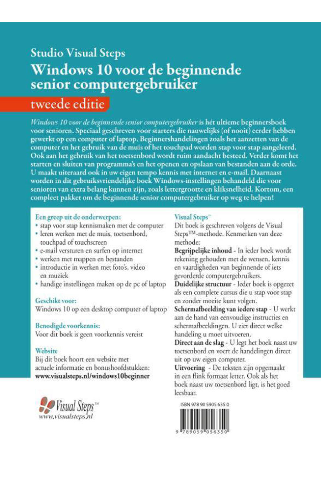 Studio Visual Steps Windows 10 voor de beginnende senior ...