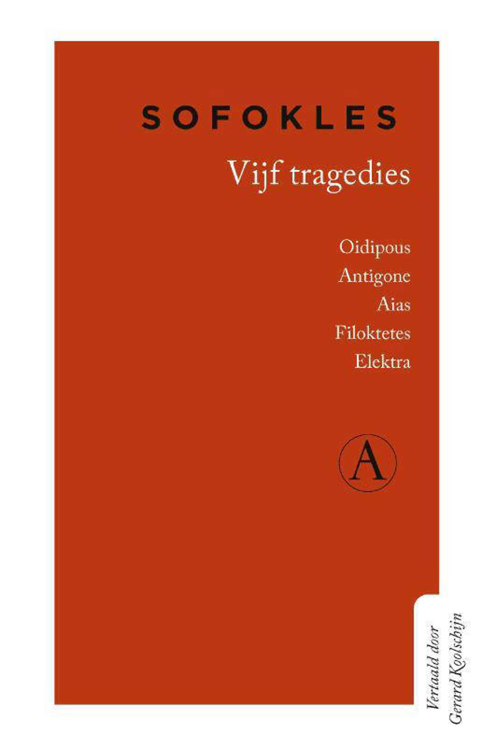 Sofokles Vijf tragedies kopen? | Morgen in huis | wehkamp