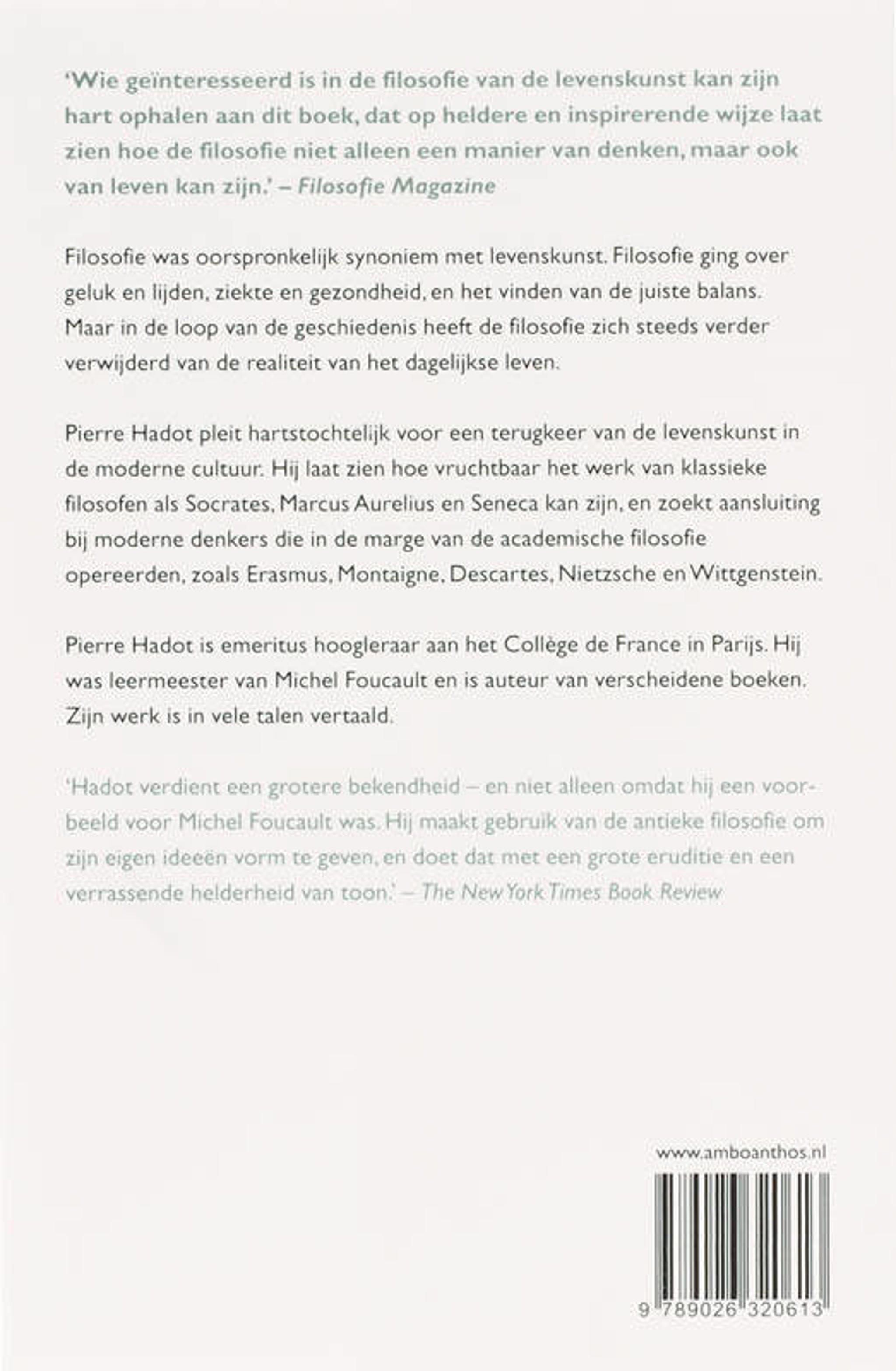 Pierre Hadot Filosofie als een manier van leven | wehkamp