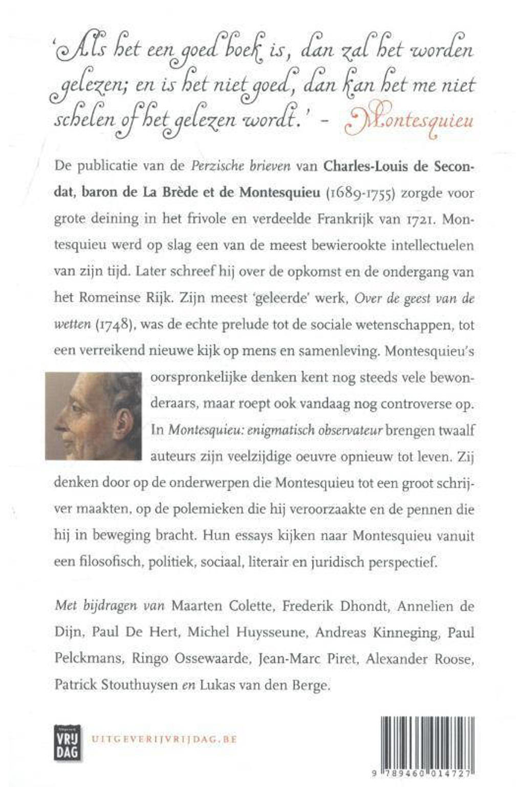 Maarten Colette, Andreas Kinneging en Paul de Hert Montesquieu | wehkamp