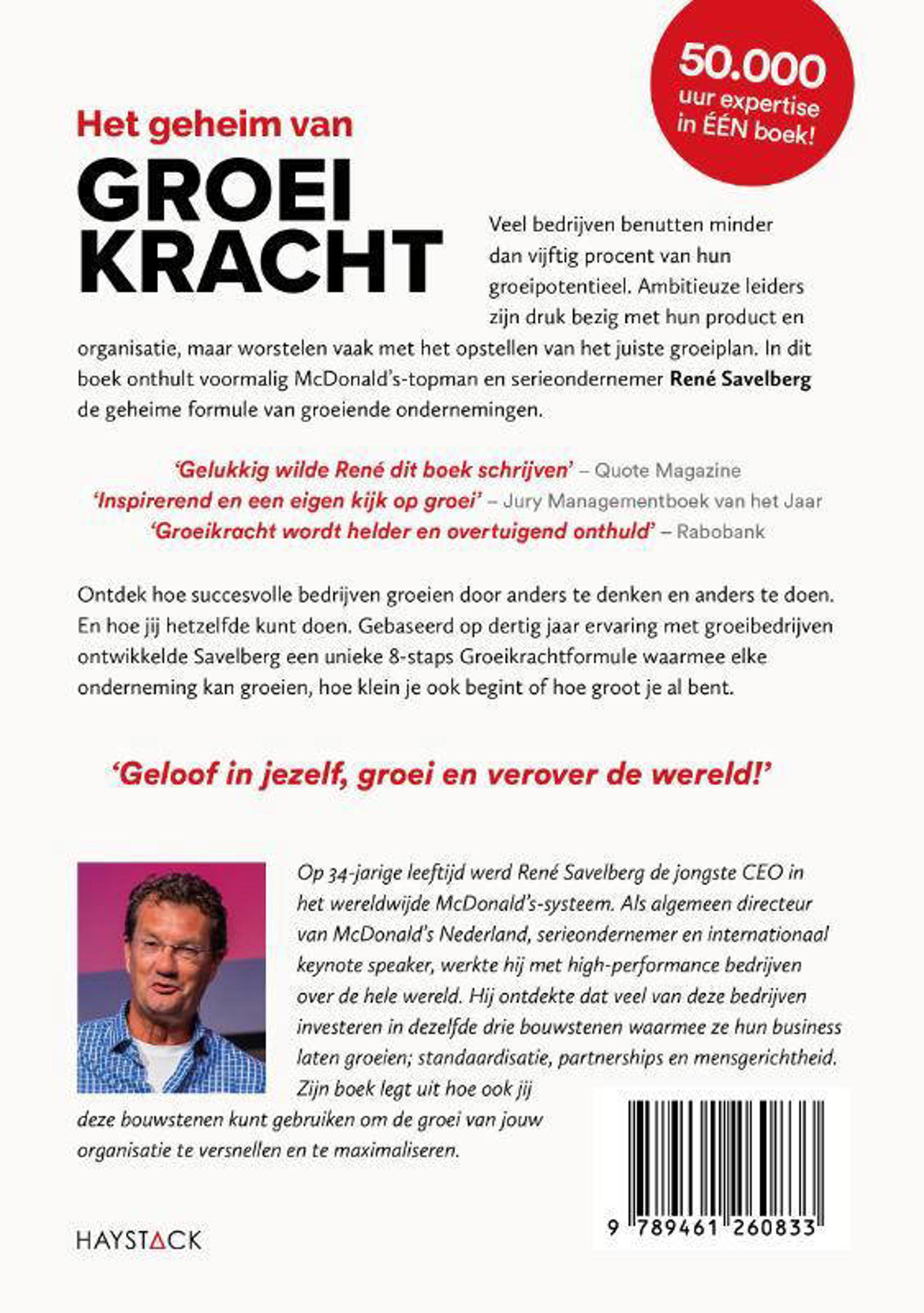 Rene Savelberg Het geheim van groeikracht | wehkamp