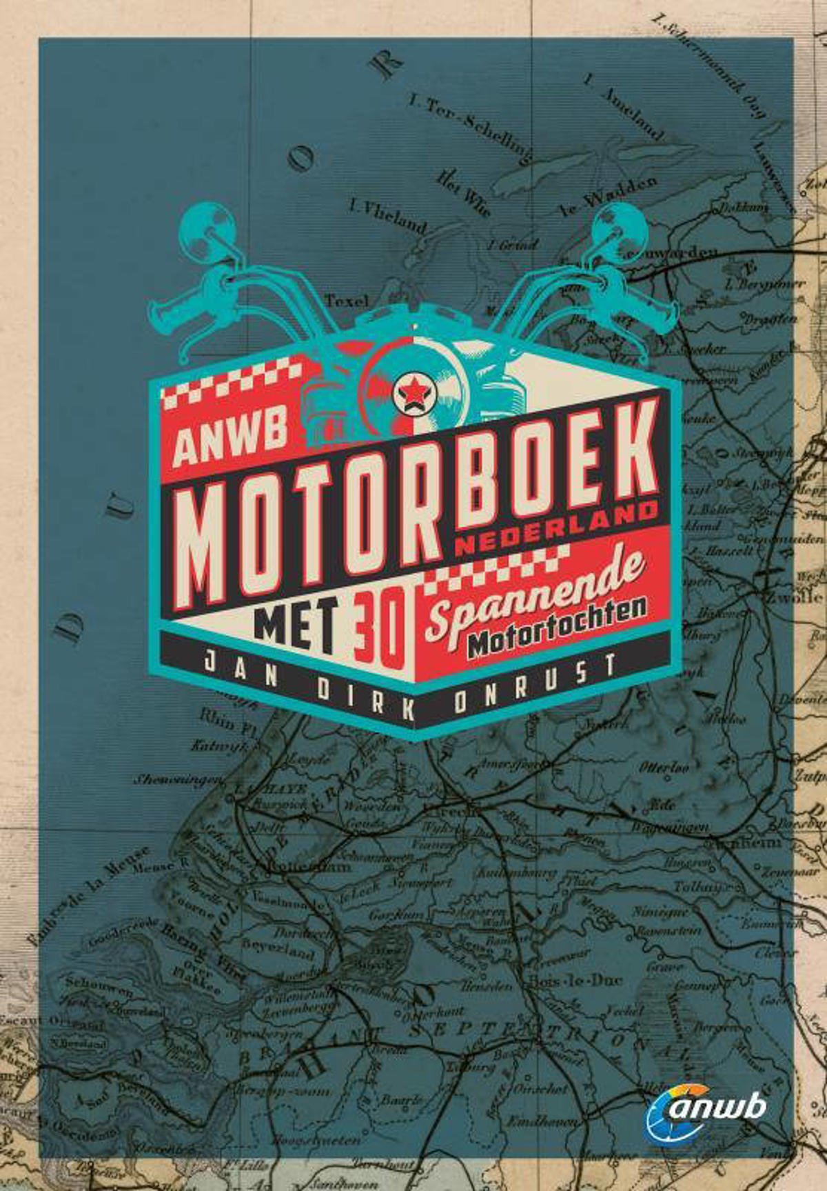 Jan Dirk Onrust ANWB motorboek Nederland | wehkamp