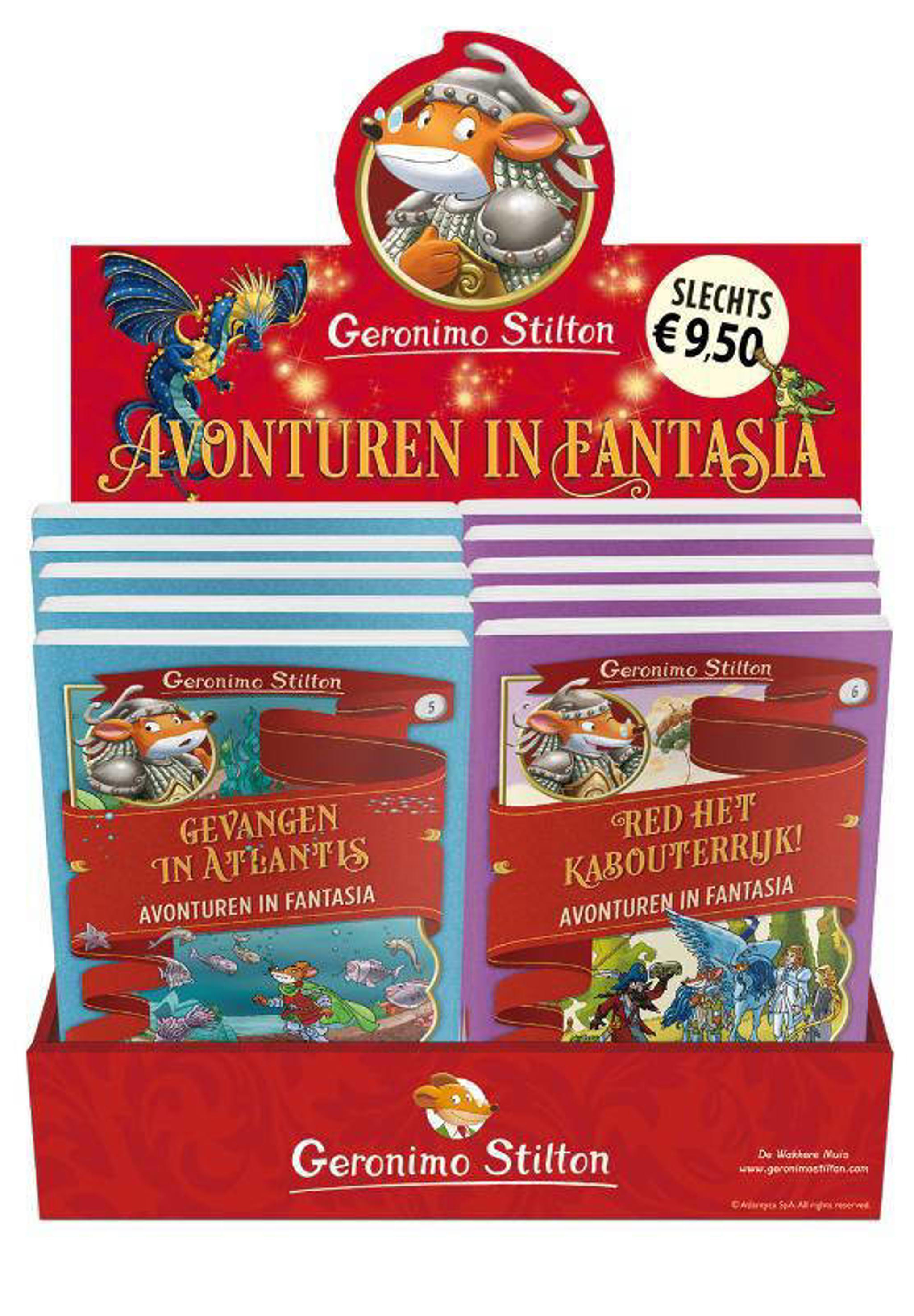 Geronimo Stilton Avonturen in Fantasia: Display (5x2 delen) | wehkamp