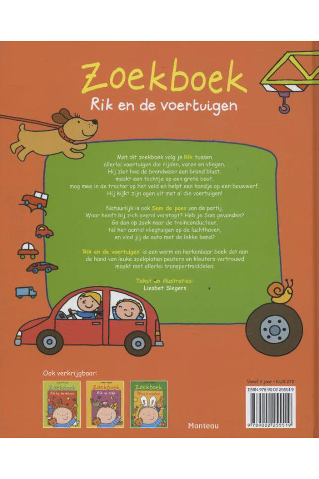 Liesbet Slegers Rik: Zoekboek Rik en de voertuigen | wehkamp