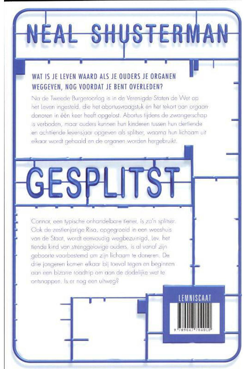 Neal Shusterman Gesplitst kopen? | Morgen in huis | wehkamp