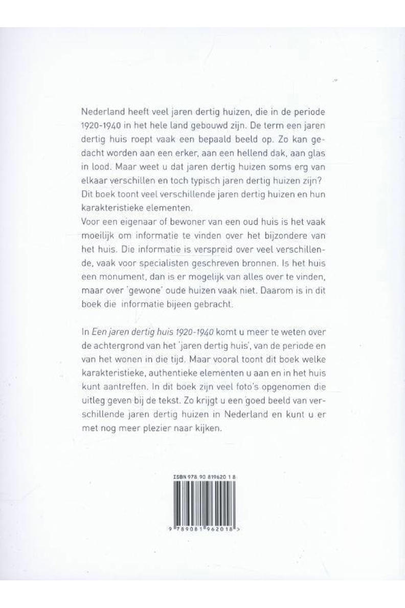 Laura Roscam Abbing Stijlkenmerken van woonhuizen: Een jaren dertig ...