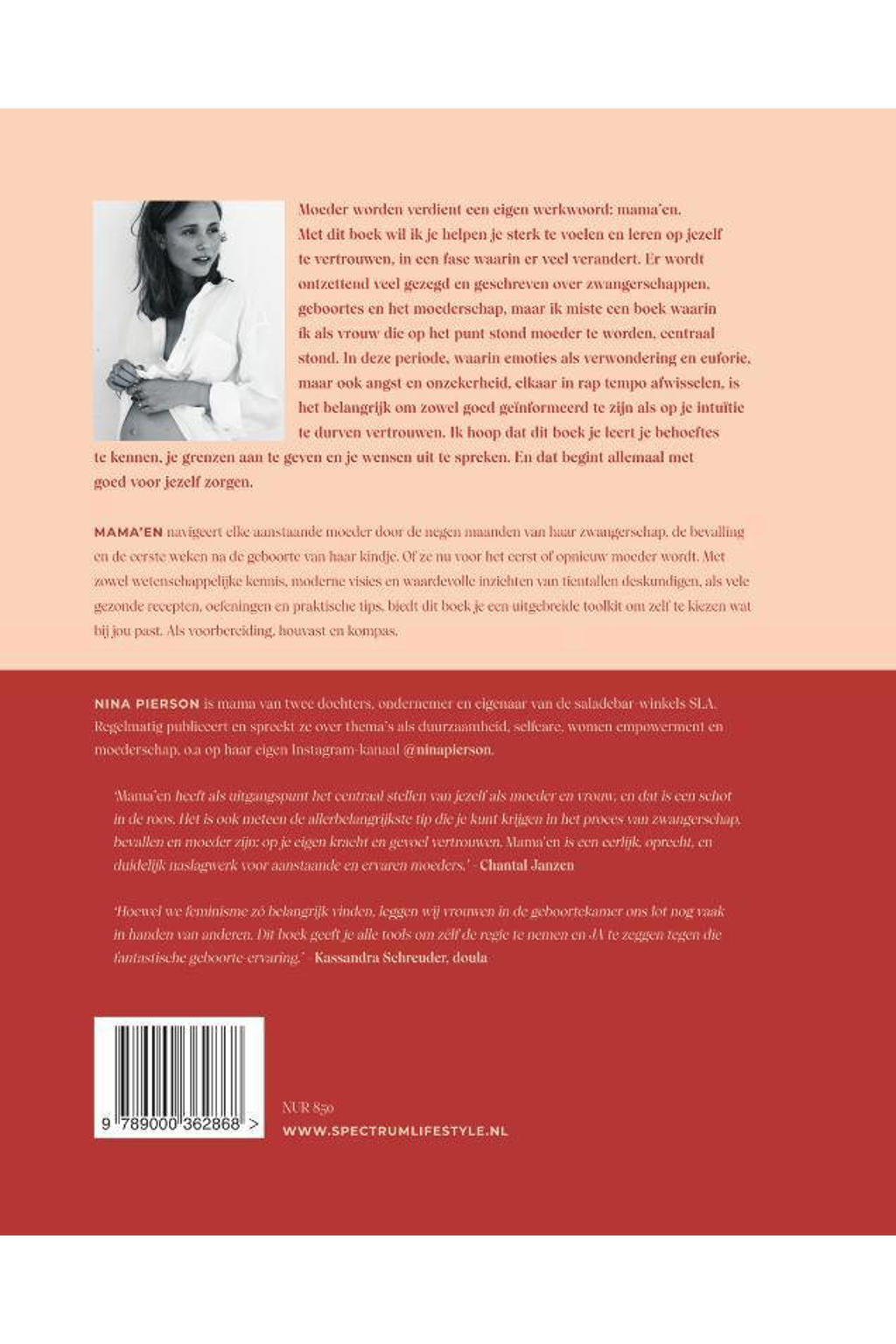 Nina Pierson Mama'en - Hét boek voor de vrouw die moeder wordt | wehkamp