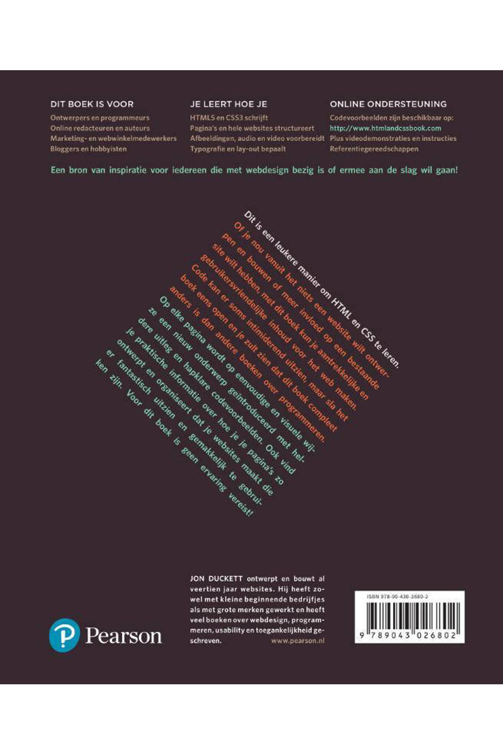 Jon Duckett HTML en CSS - websites ontwerpen en bouwen | wehkamp