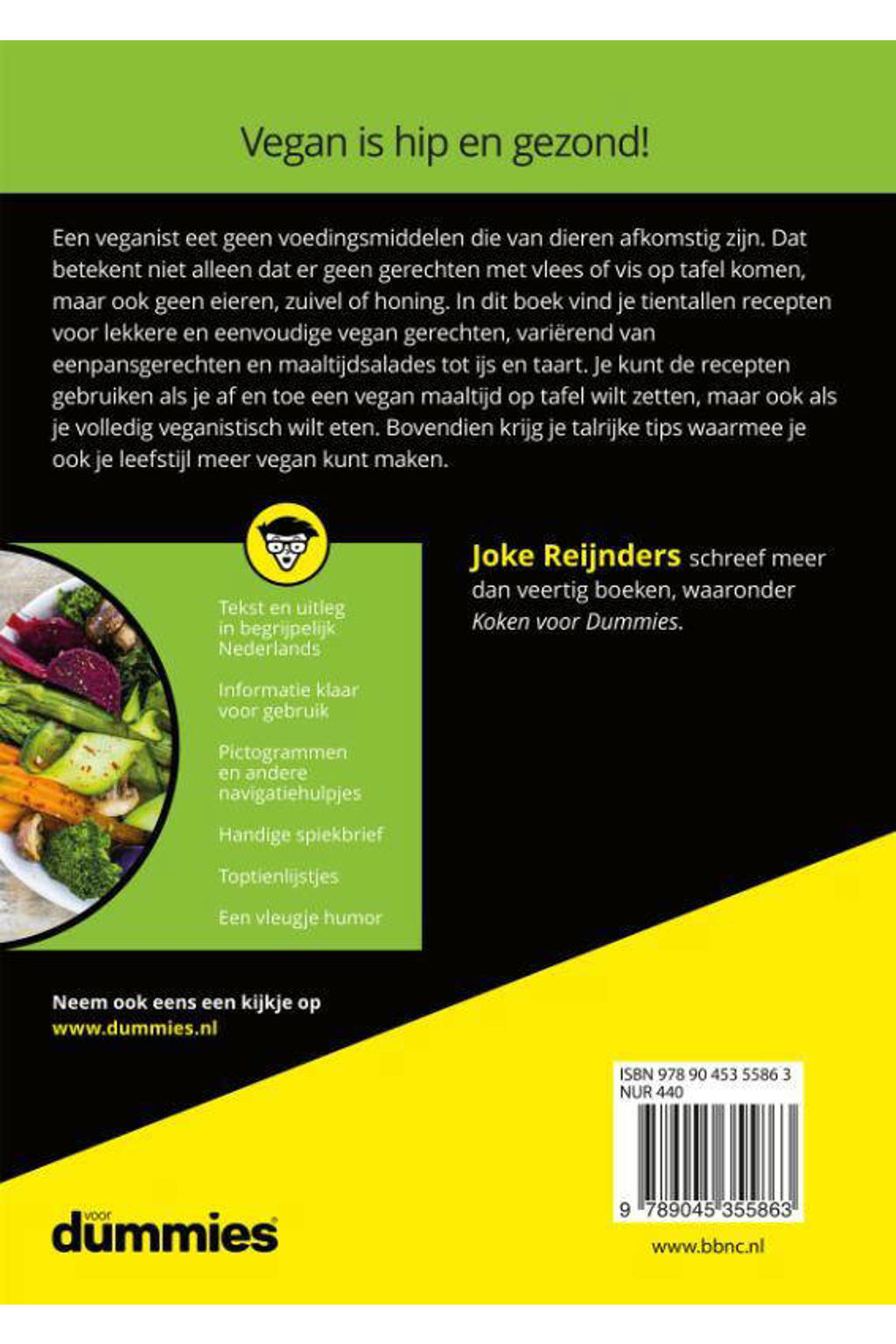 Joke Reijnders Vegan voor Dummies | wehkamp