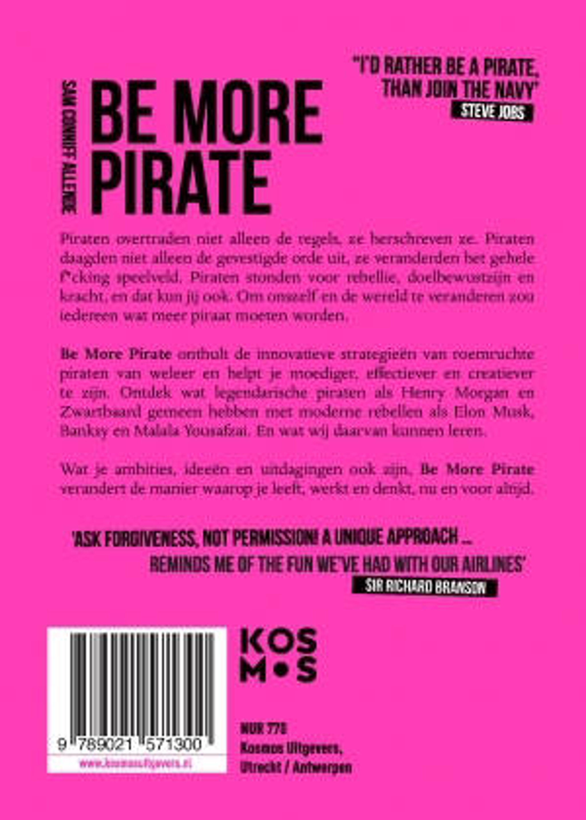 Sam Conniff Allende Be More Pirate | wehkamp