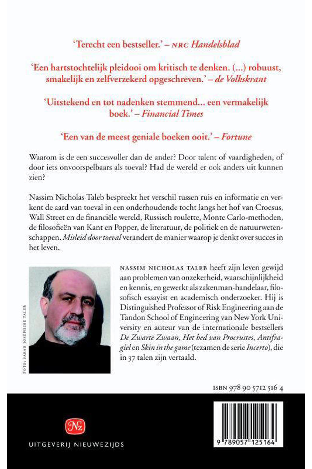 Nassim Nicholas Taleb Incerto: Misleid door toeval | wehkamp