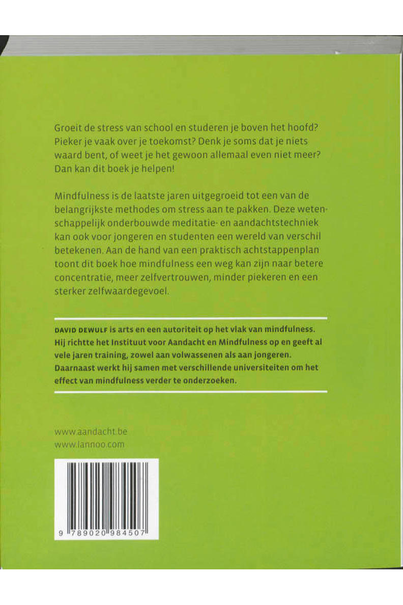 David Dewulf Mindfulness voor jongeren | wehkamp