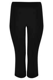 YOEK cropped flared broek zwart | wehkamp