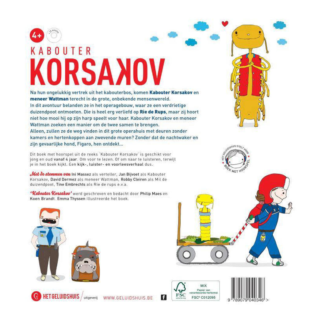 Philip Maes en Koen Brandt Kabouter Korsakov: Kabouter Korsakov in de ...