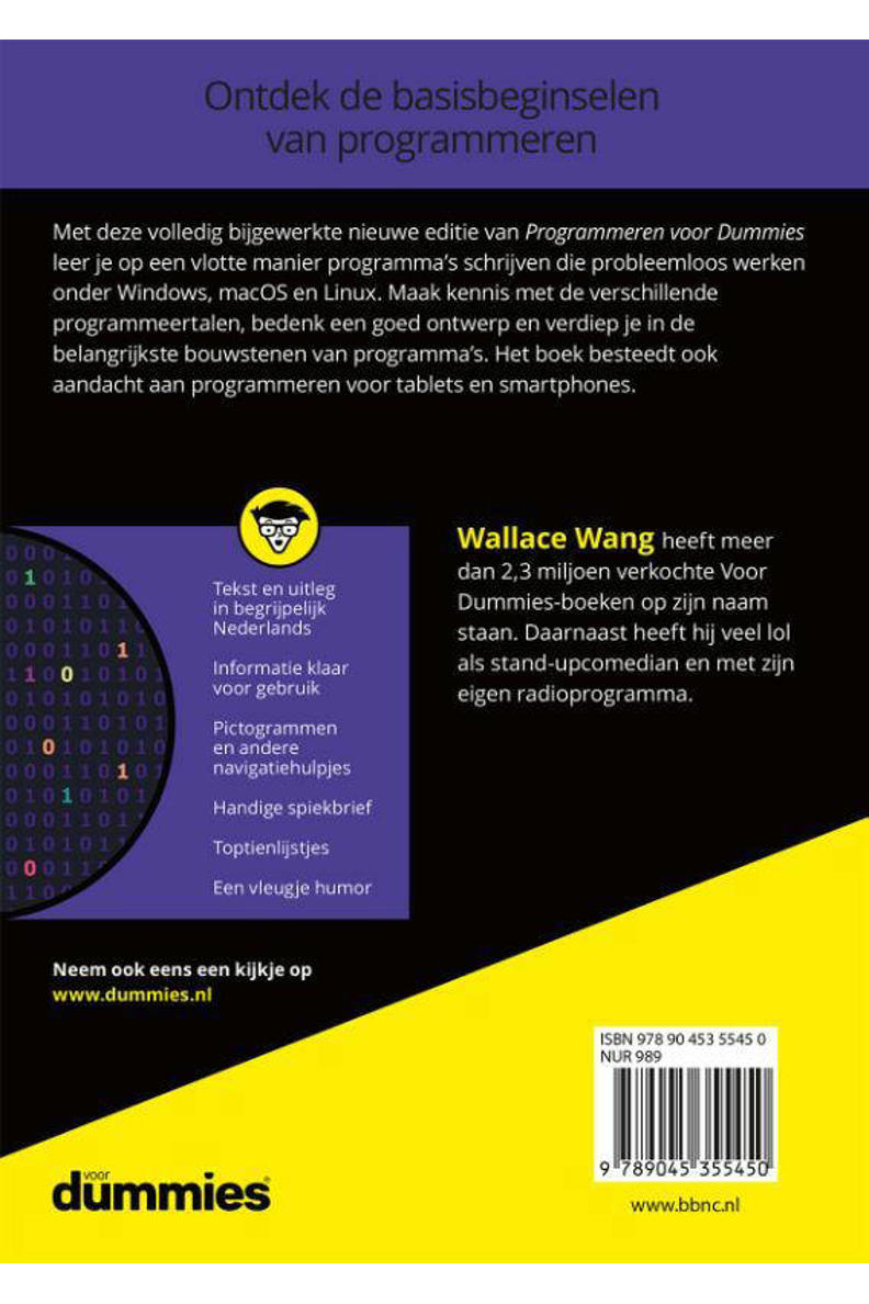 Wallace Wang Programmeren voor Dummies | wehkamp