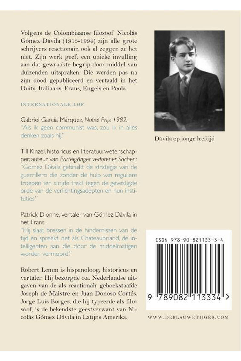 Robert Lemm De authentieke reactionair | wehkamp