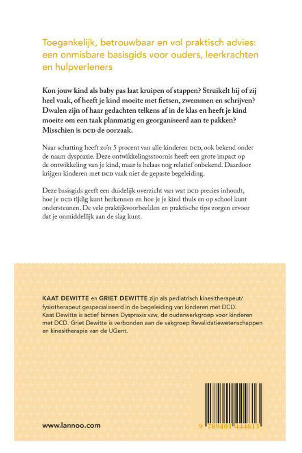 Kaat Dewitte en Griet Dewitte Mijn kind heeft DCD | wehkamp