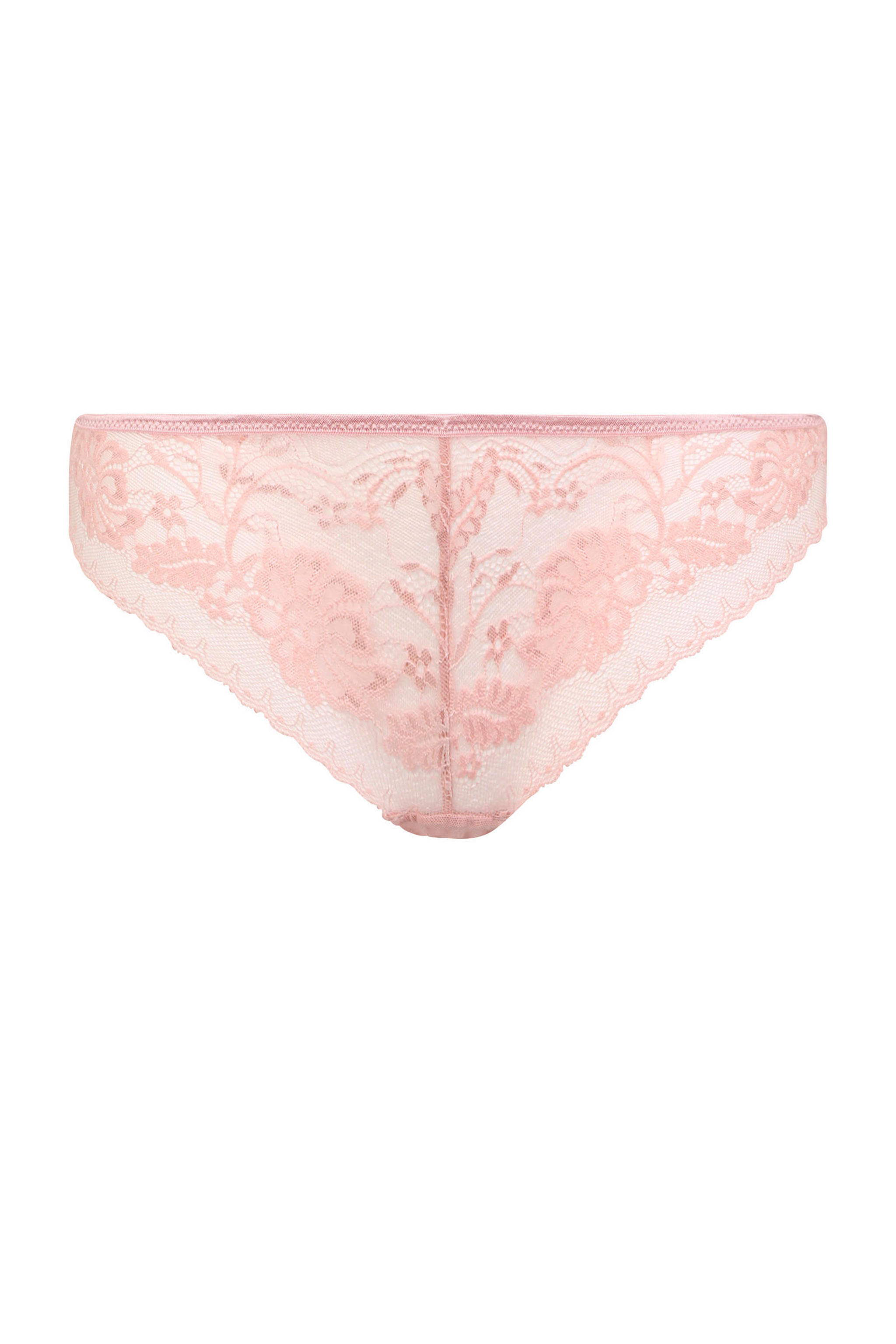 Lascana kanten string roze | wehkamp