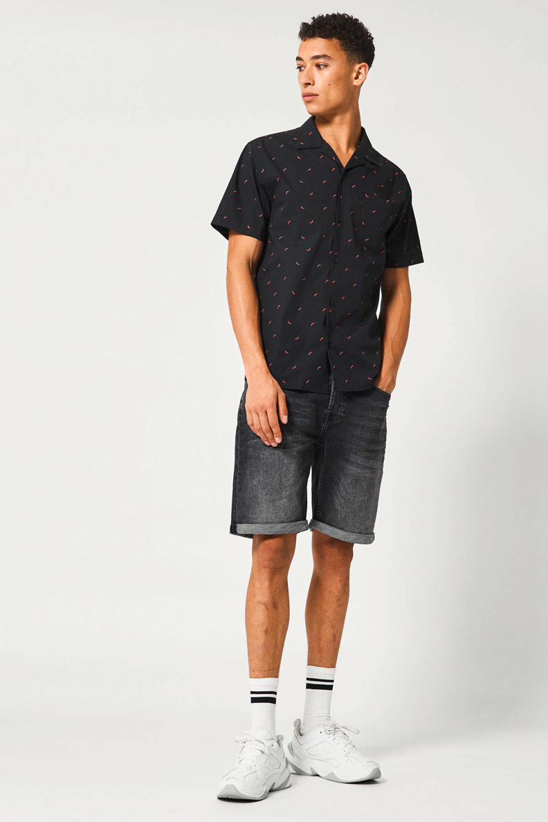 America Today slim fit jeans short grijs | wehkamp