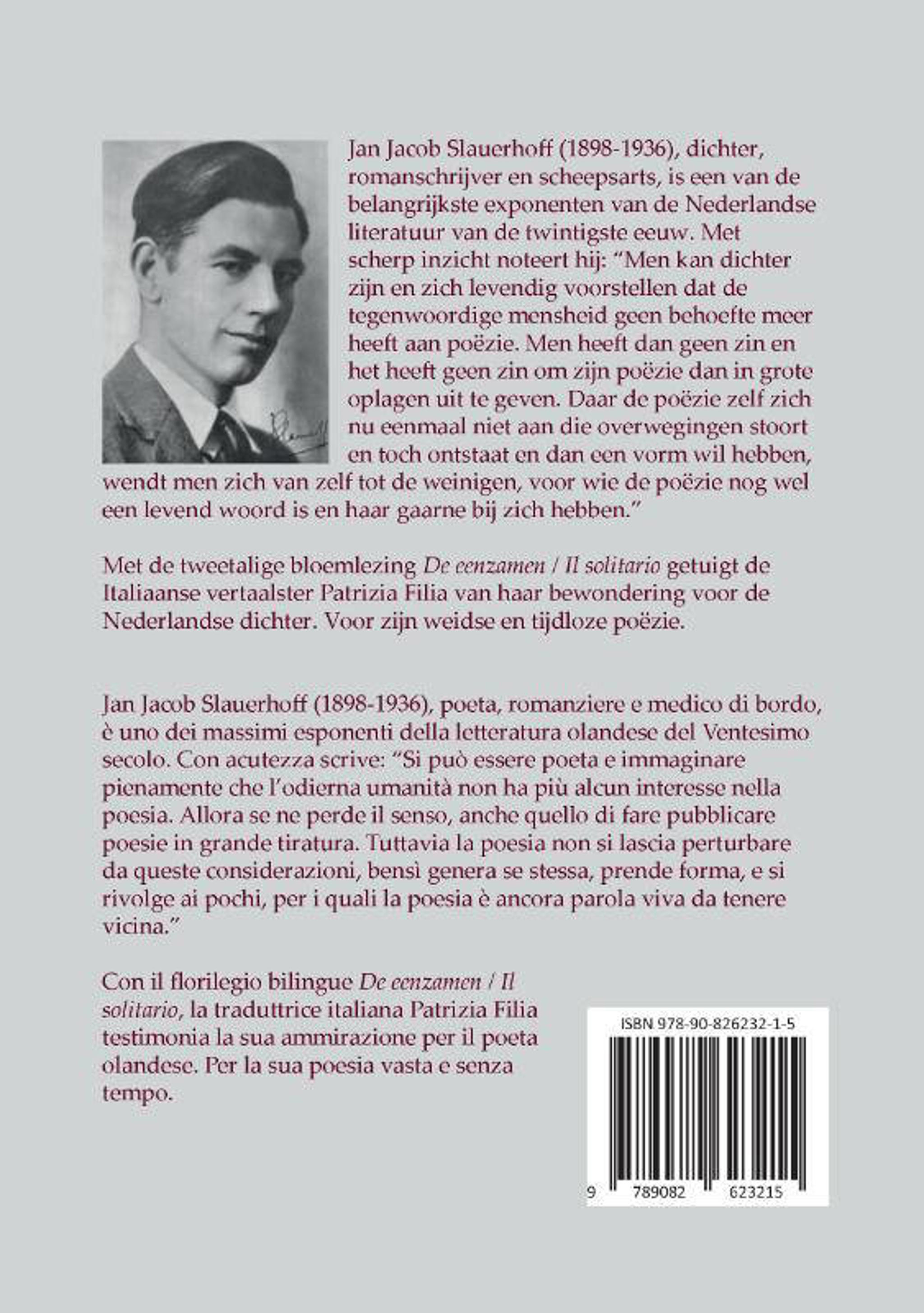 Jan Jacob Slauerhoff De eenzamen / Il solitario | wehkamp