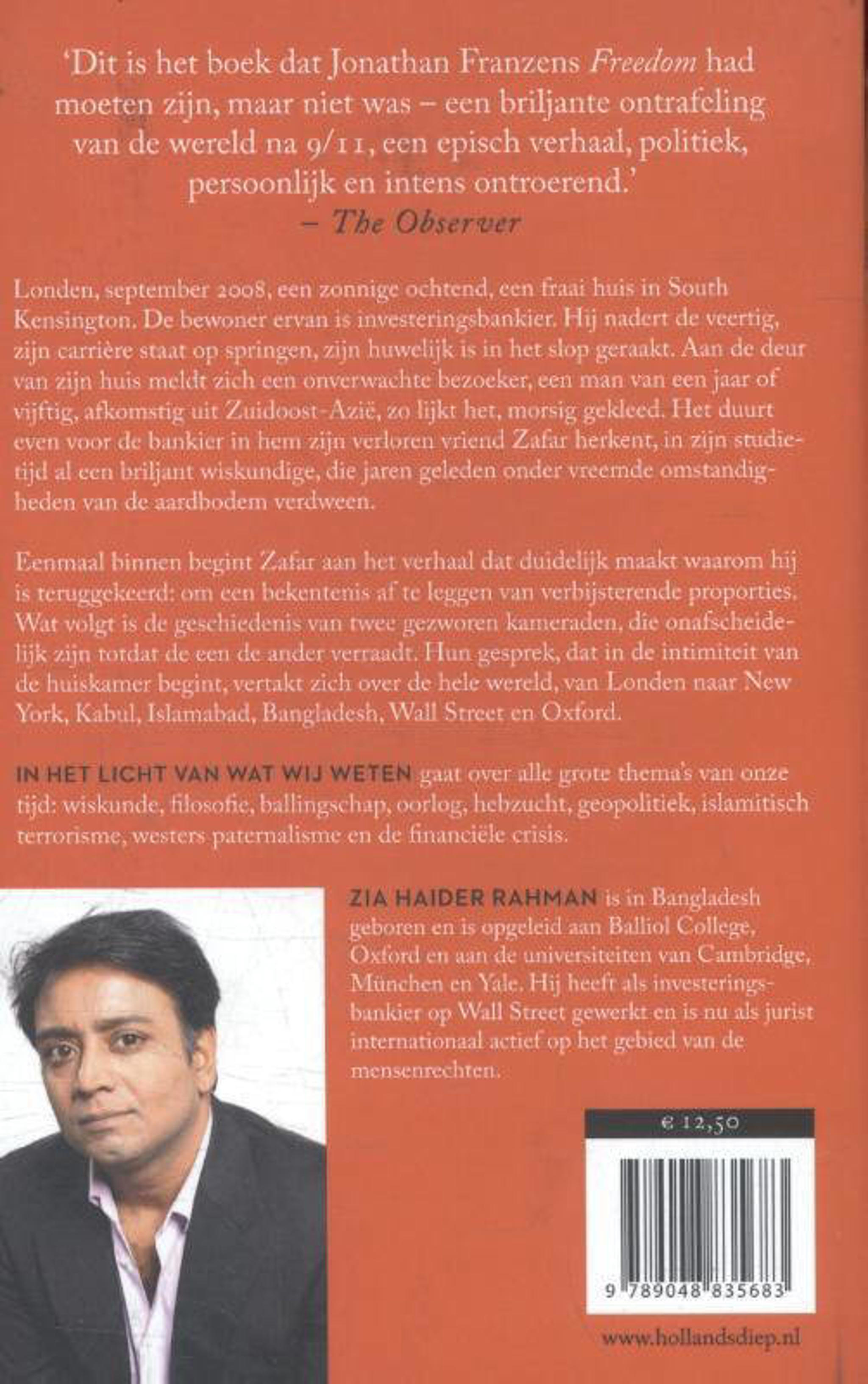 Zia Haider Rahman In het licht van wat wij weten | wehkamp