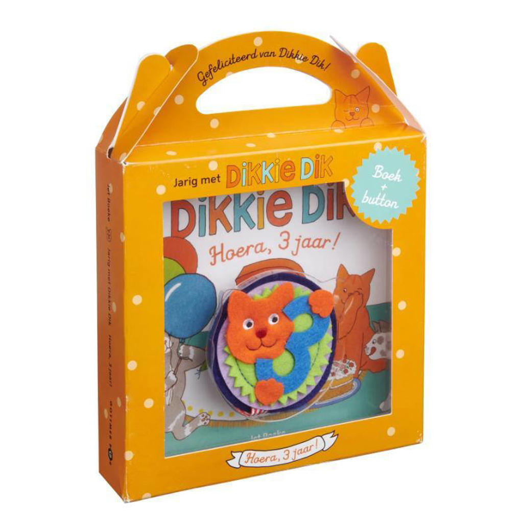Jet Boeke Dikkie Dik: Jarig met Dikkie Dik - Hoera, 3 jaar! | wehkamp
