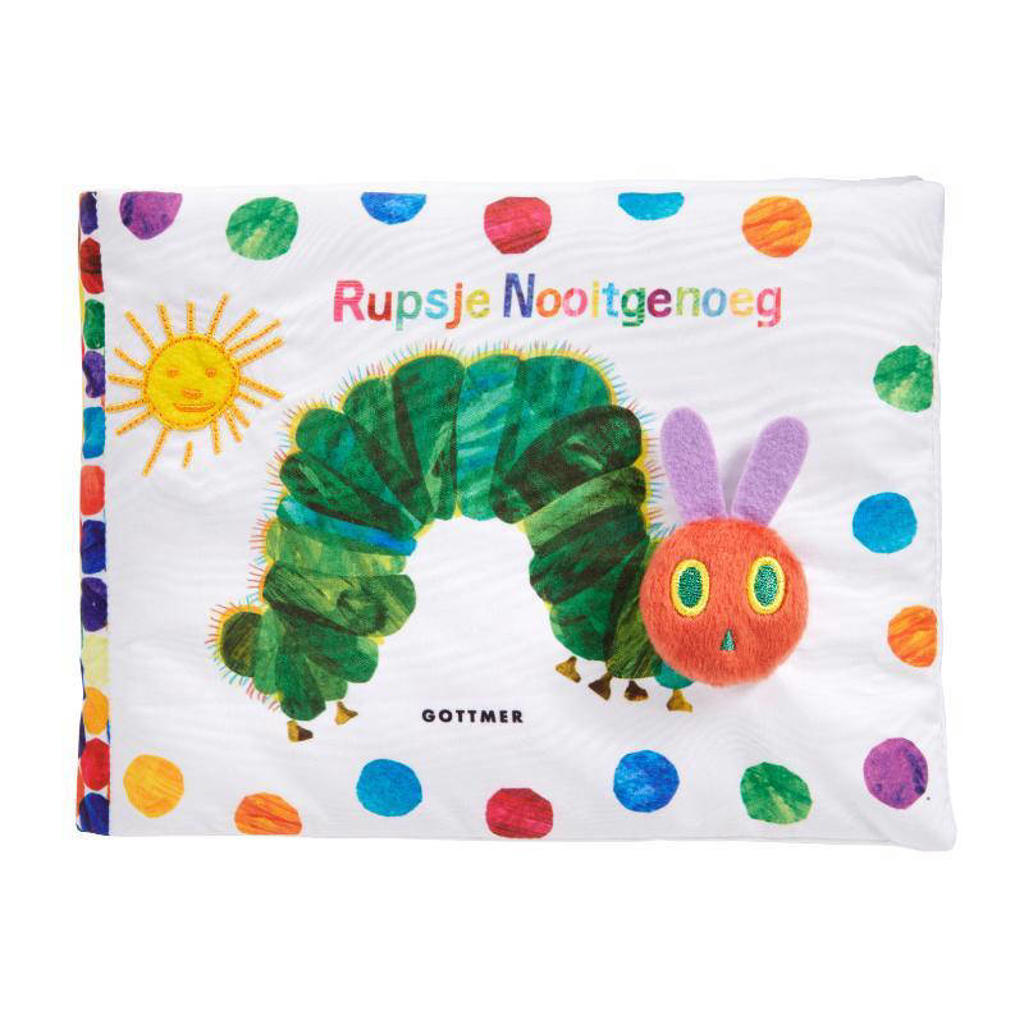 Eric Carle Rupsje Nooitgenoeg: Rupsje Nooitgenoeg - stoffen boekje | wehkamp