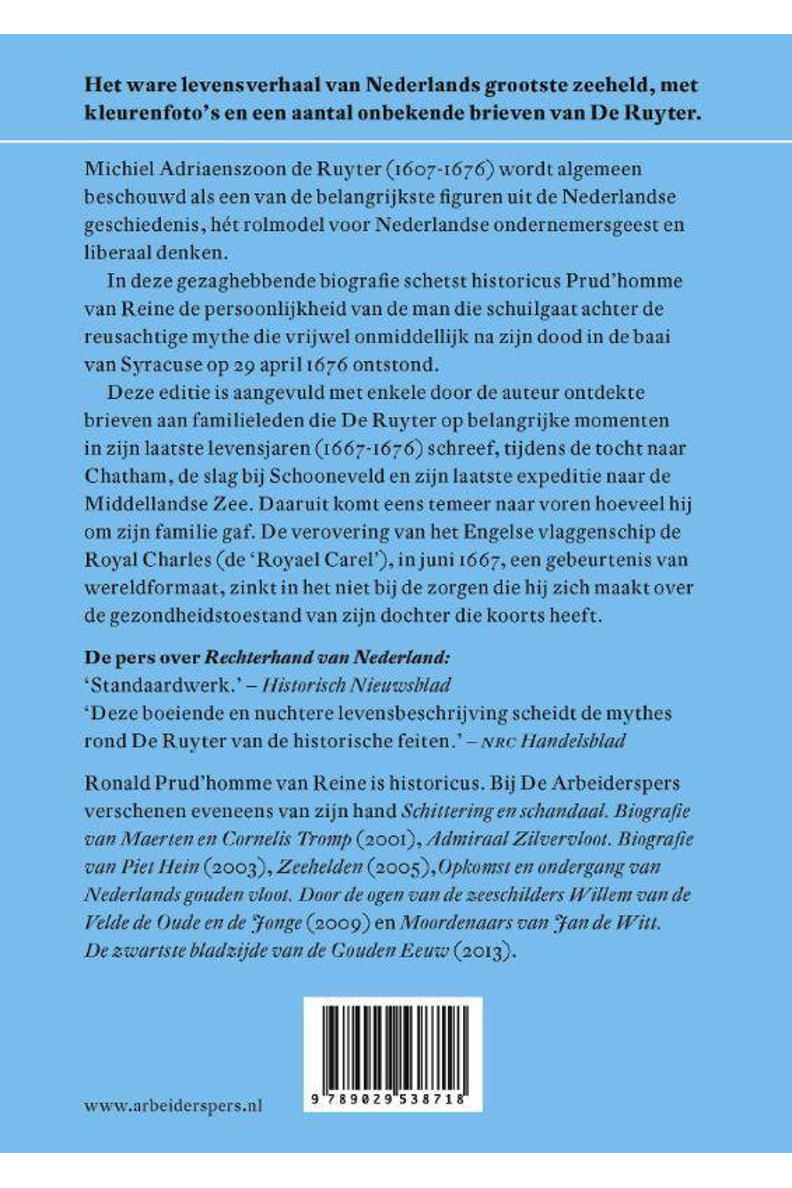 Ronald Prud'Homme van Reine Rechterhand van Nederland | wehkamp