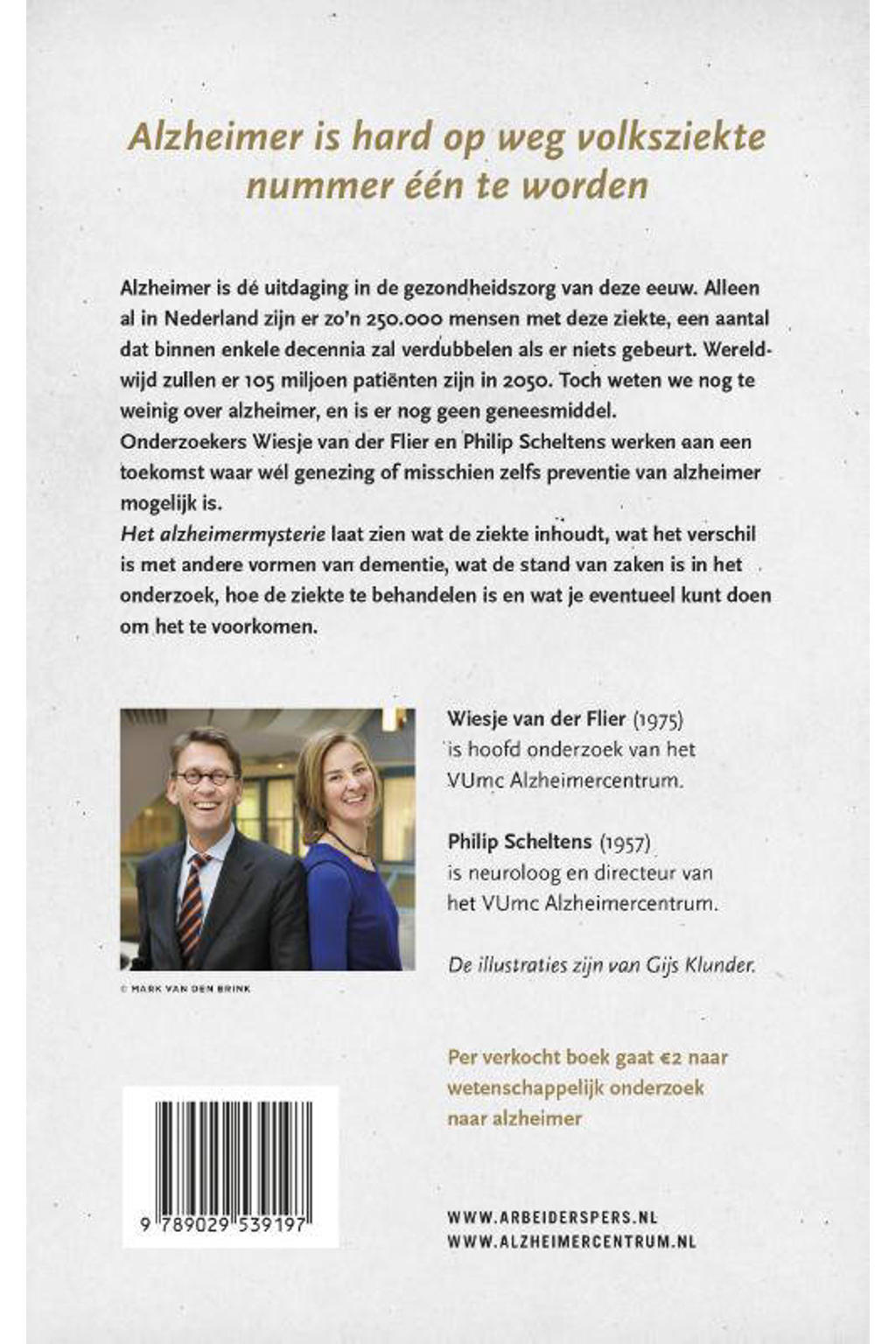 Wiesje van der Flier en Philip Scheltens Het alzheimermysterie | wehkamp