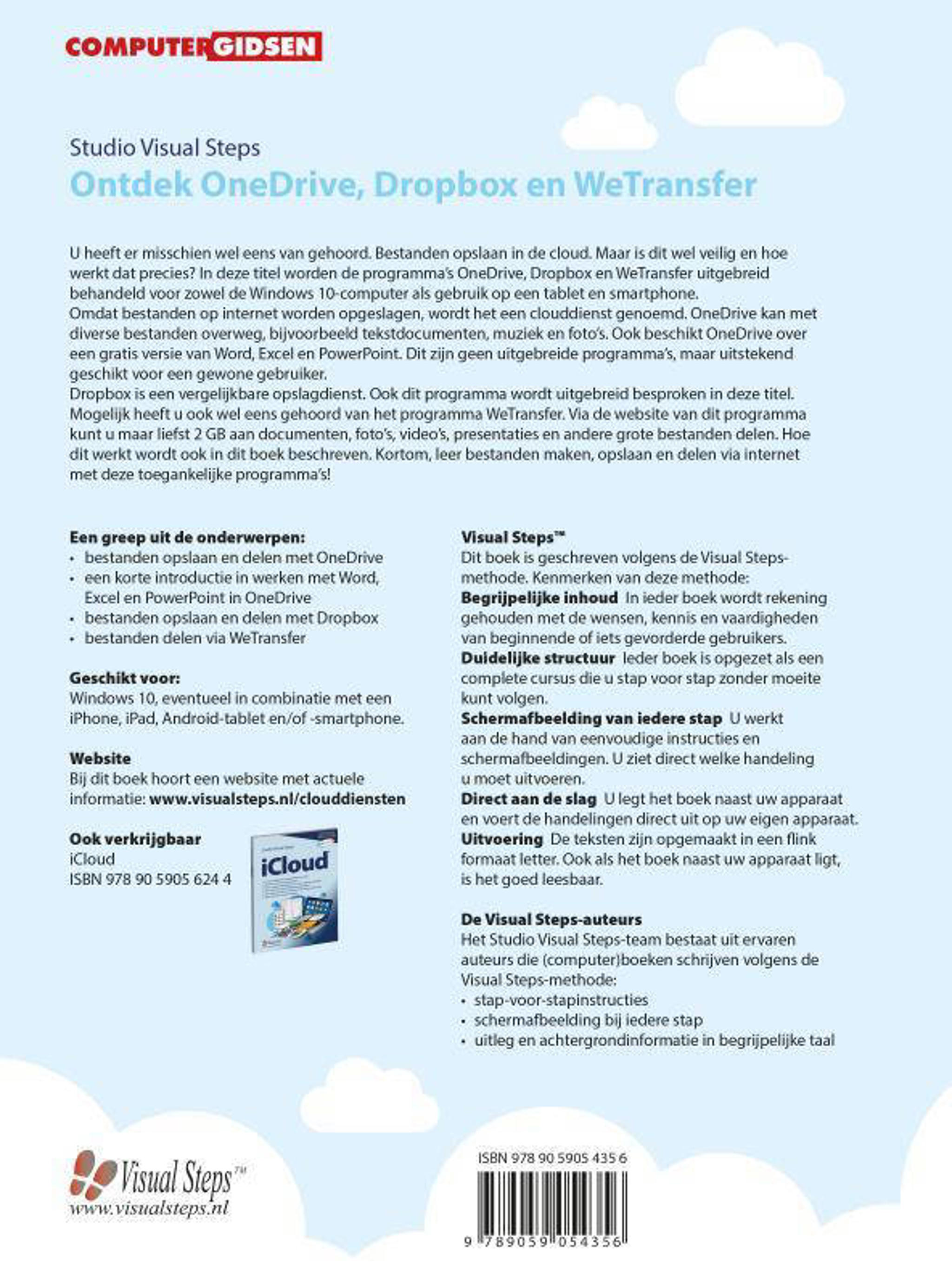 Studio Visual Steps Ontdek OneDrive, Dropbox en WeTransfer | wehkamp