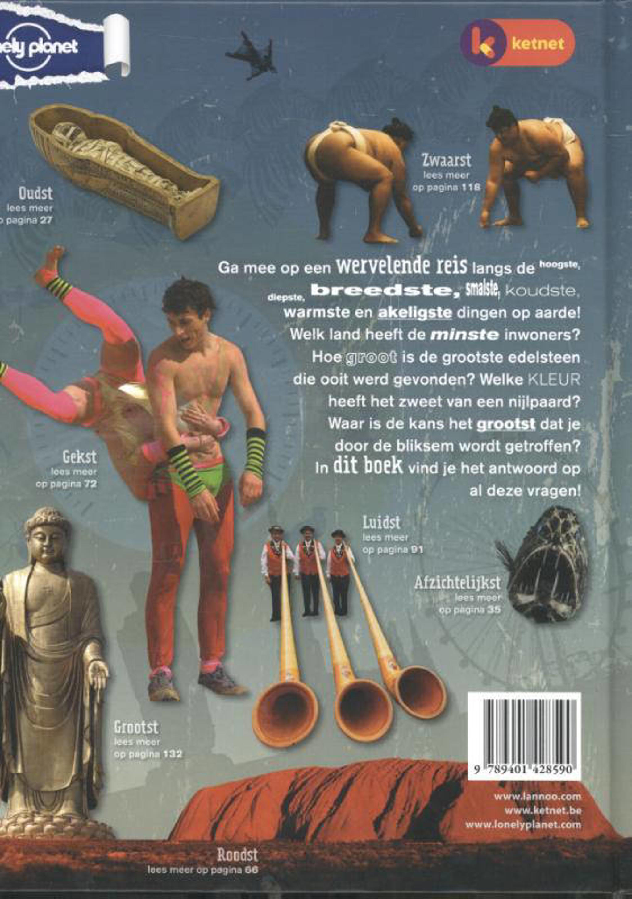 Michael Dubois en Katri Hilden Het Lonely Planet wereldrecordboek | wehkamp