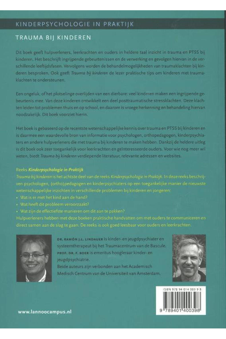 Frits Boer en Ramon Lindauer Trauma bij kinderen | wehkamp