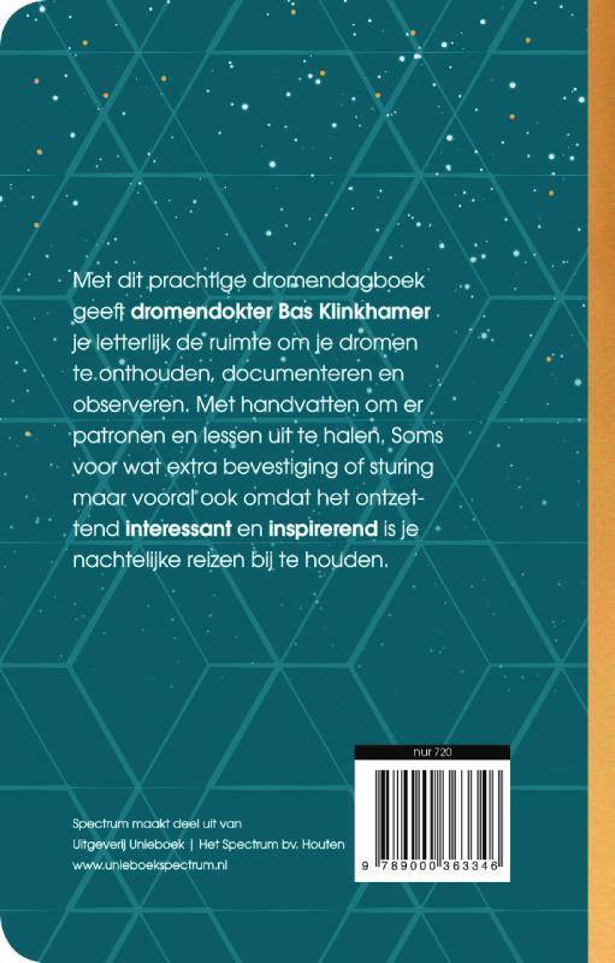 Bas Klinkhamer Droomdagboek kopen? | Morgen in huis | wehkamp