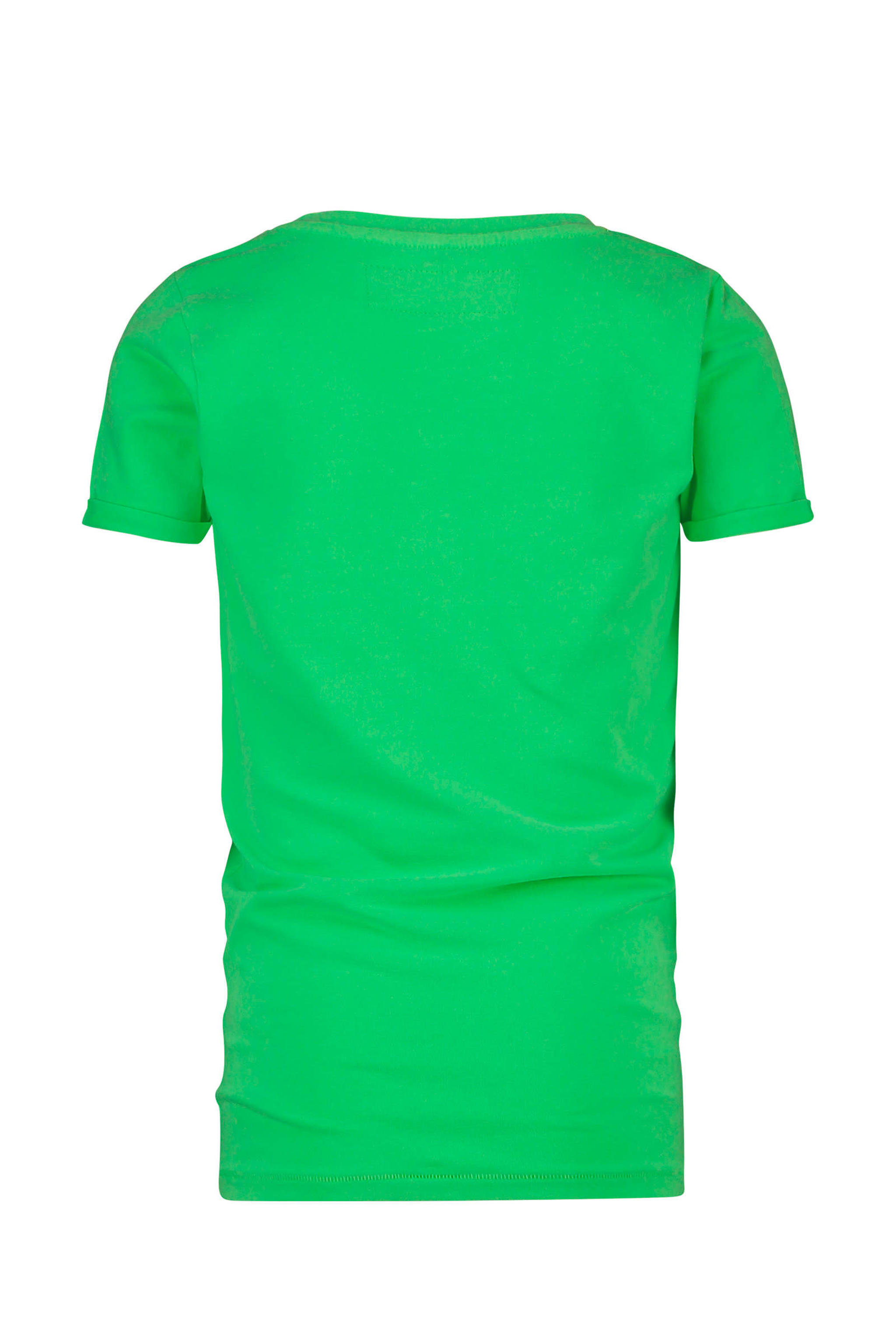 Vingino T-shirt Hama met logo fel groen | wehkamp
