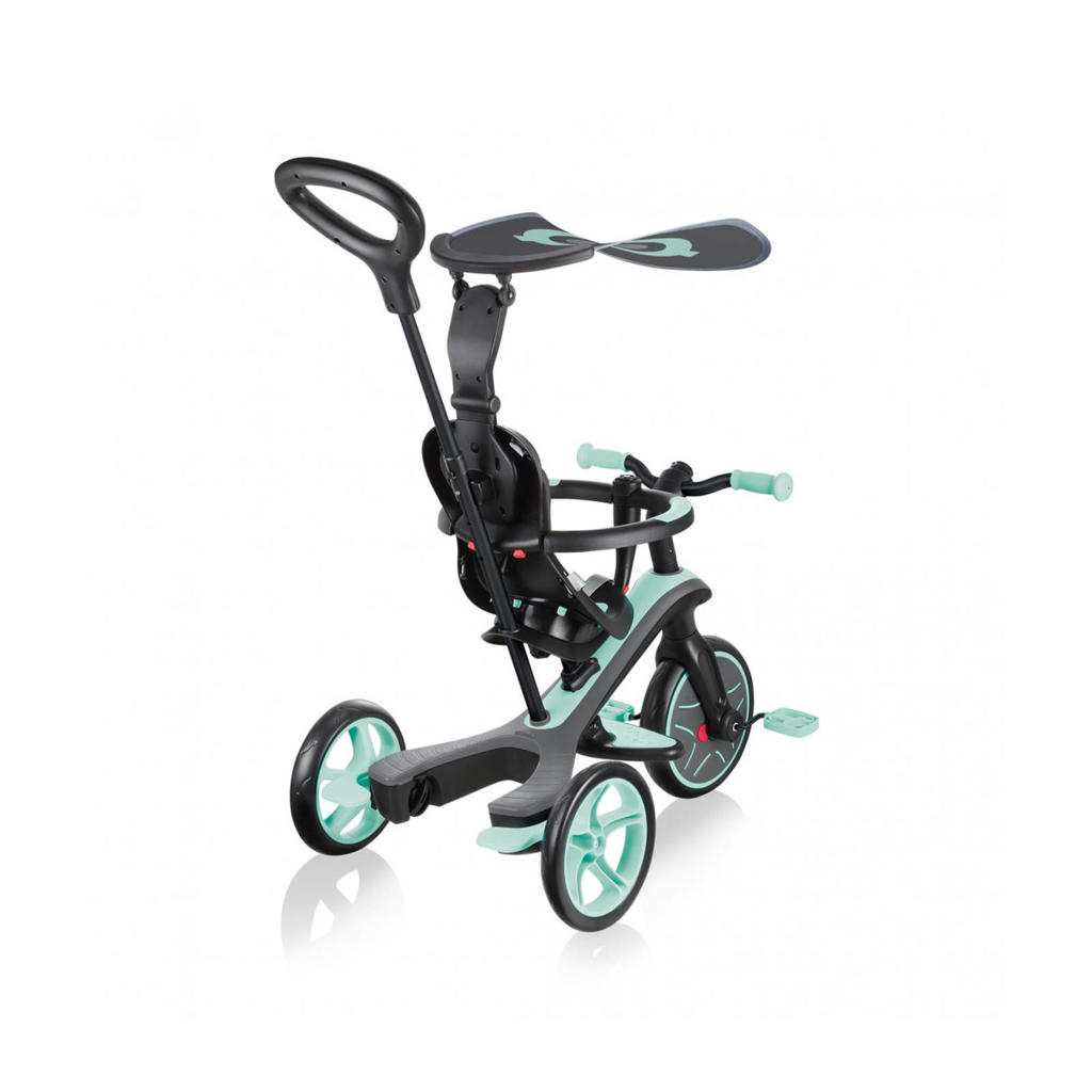 Globber Trike Explorer 4-in-1 Junior Blauw/Zwart | wehkamp