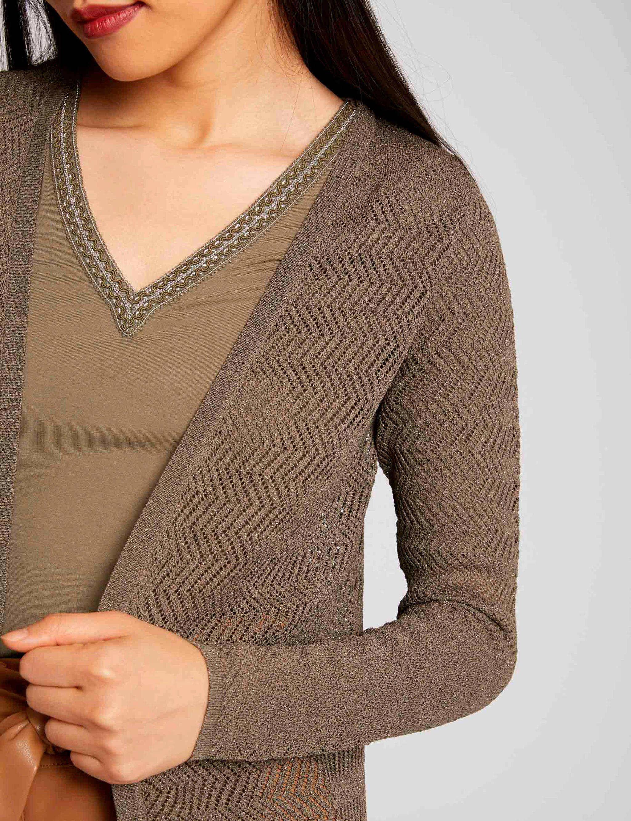 Morgan vest en glitters kaki kopen? | Morgen in huis | wehkamp